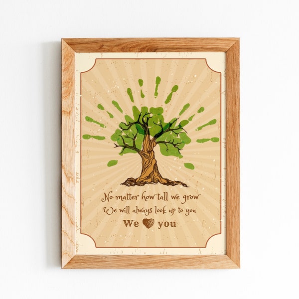 Handprint Tree - Etsy