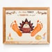 Sweeter Than Pumpkin Pie Footprint Craft / Thanksgiving Fall Autumn ...