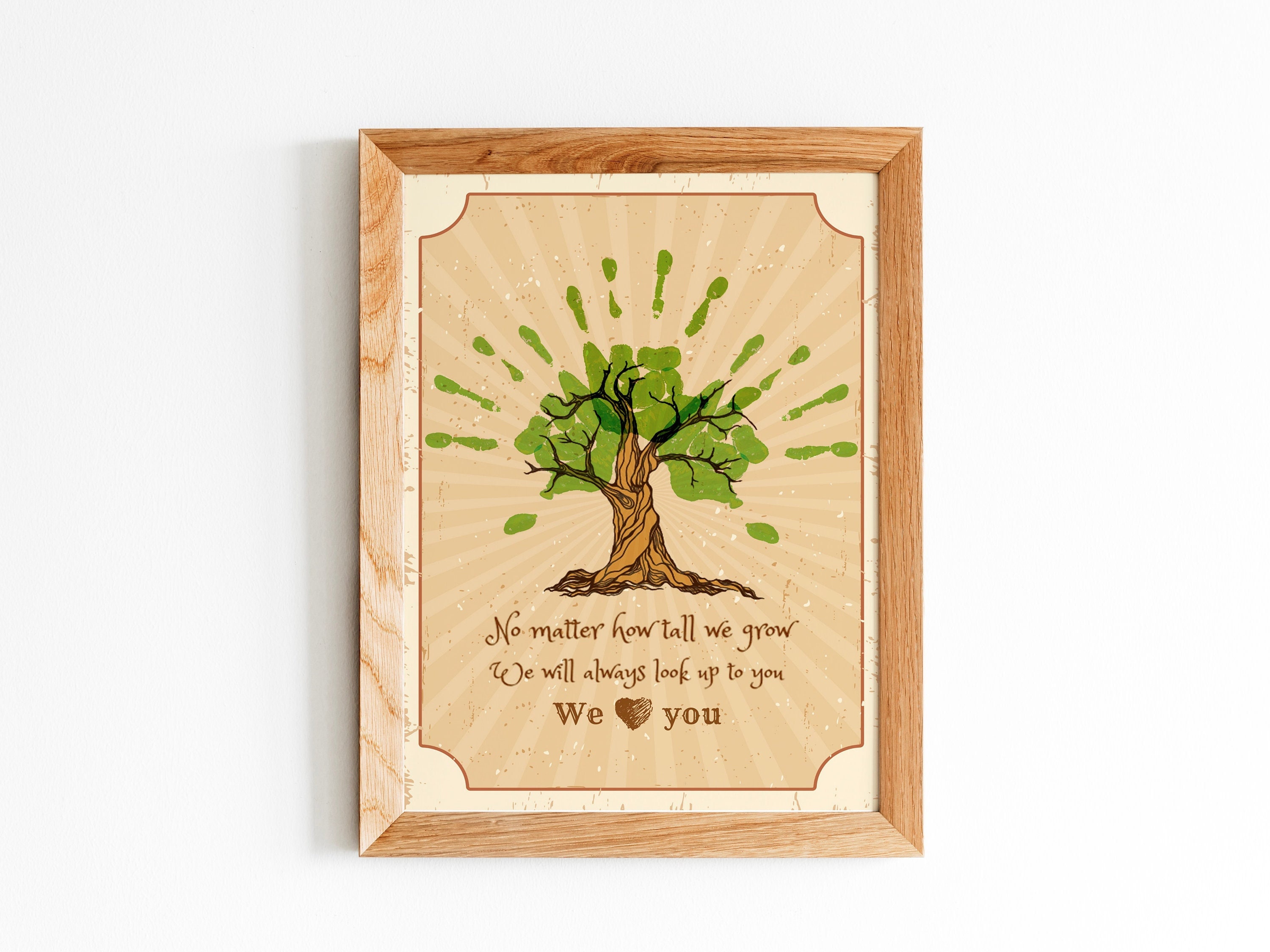 Handprint Tree Clip Art