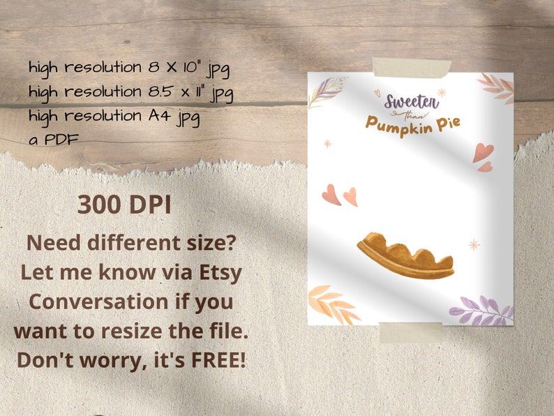 Sweeter Than Pumpkin Pie Footprint Craft / Thanksgiving Fall - Etsy