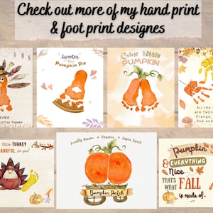 Sweeter Than Pumpkin Pie Footprint Craft / Thanksgiving Fall Autumn ...