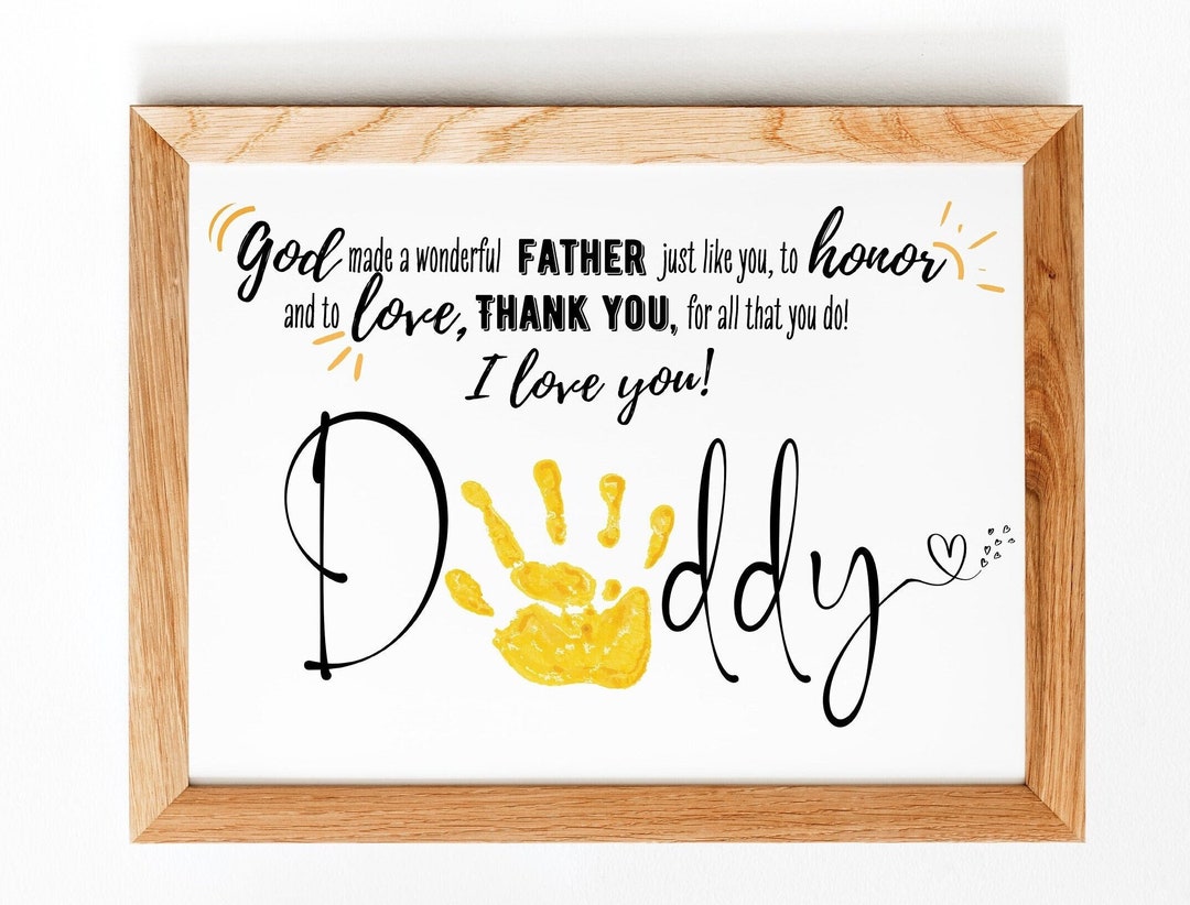 Father's Day Poem / Gift for Dad From Kids / Father's Day Craft ...