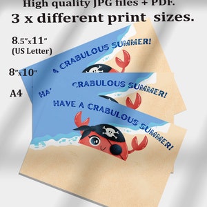 Summer Crab Handprint Craft for Preschool or Daycare, Toddler Painting ...