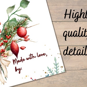 Christmas Handprint Poem / Everlasting Mistletoe / Xmas Handprint ...