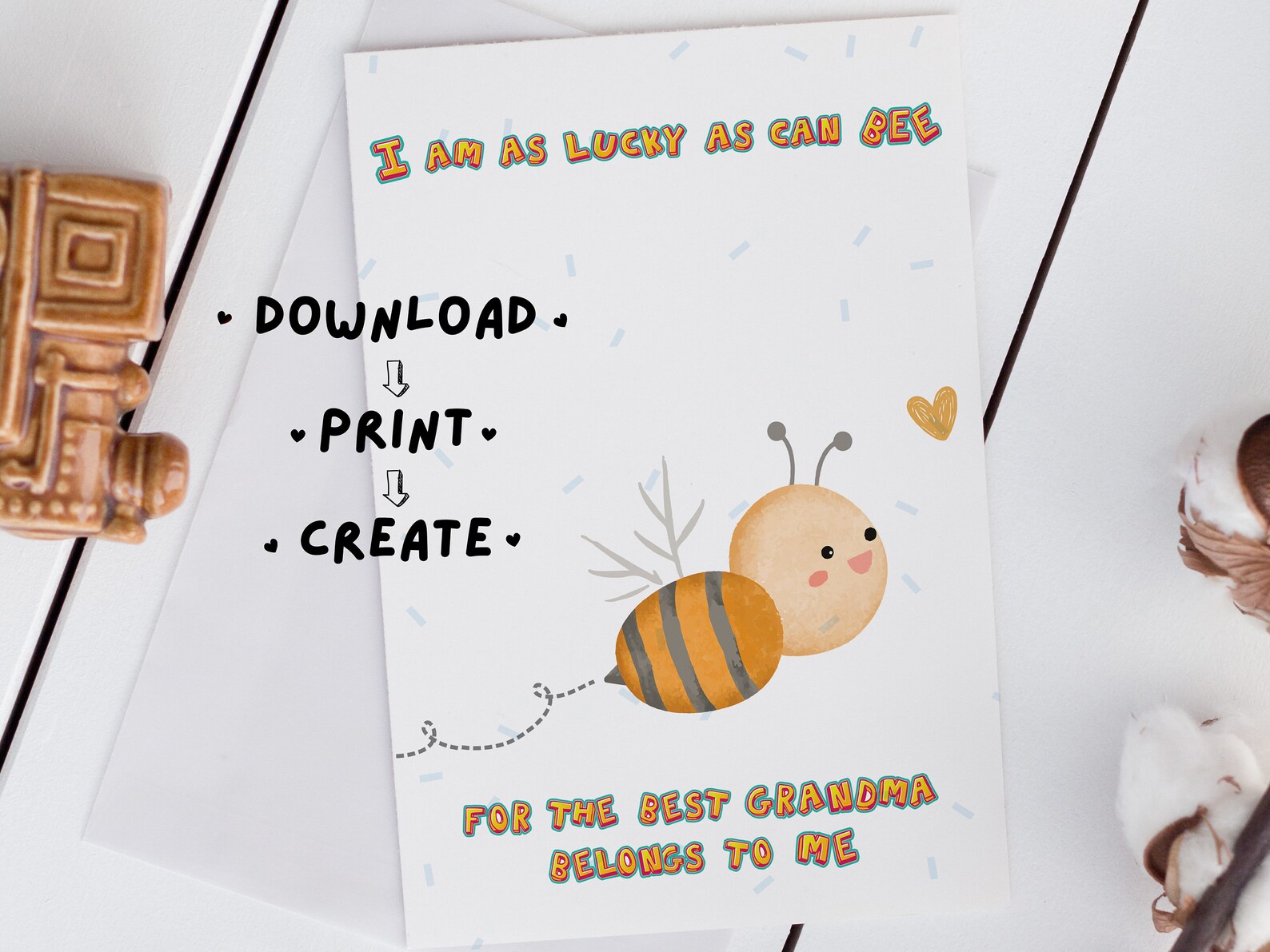 Lucky as Can BEE Grandparents Day Craft / Grandparents Day Handprint ...