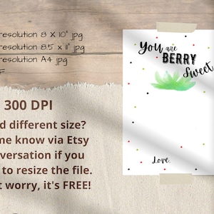 You Are Berry Sweet / Handprint Crafts for Kids / Gift Keepsake DIY ...