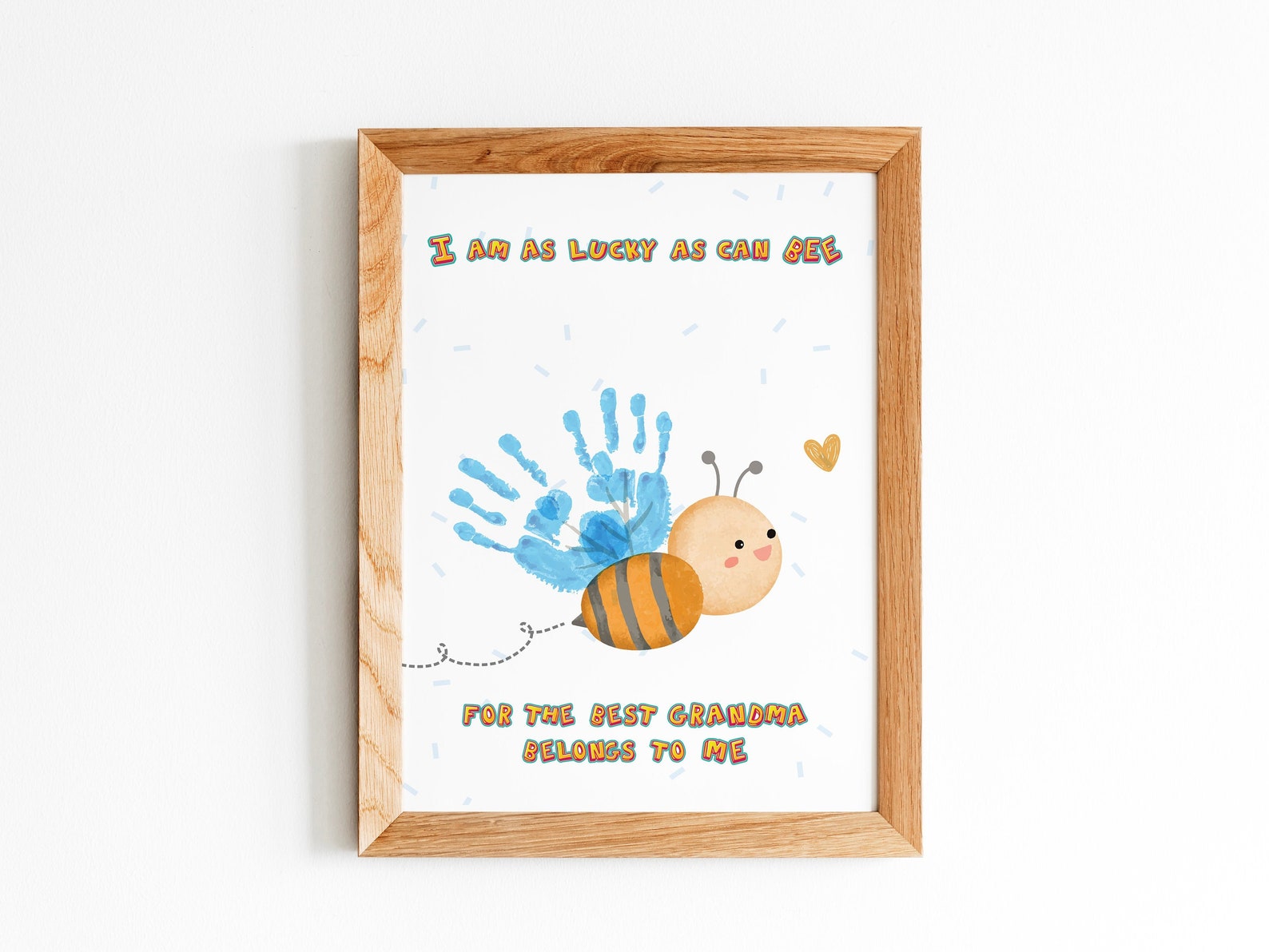 Lucky as Can BEE Grandparents Day Craft / Grandparents Day Handprint ...