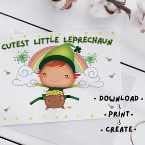 Cutest Little Leprechaun Footprint / St. Patrick's Day Handprint ...