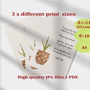 I'm Growing Like a Flower / Hand Handprint Art / Kids Baby Toddler ...