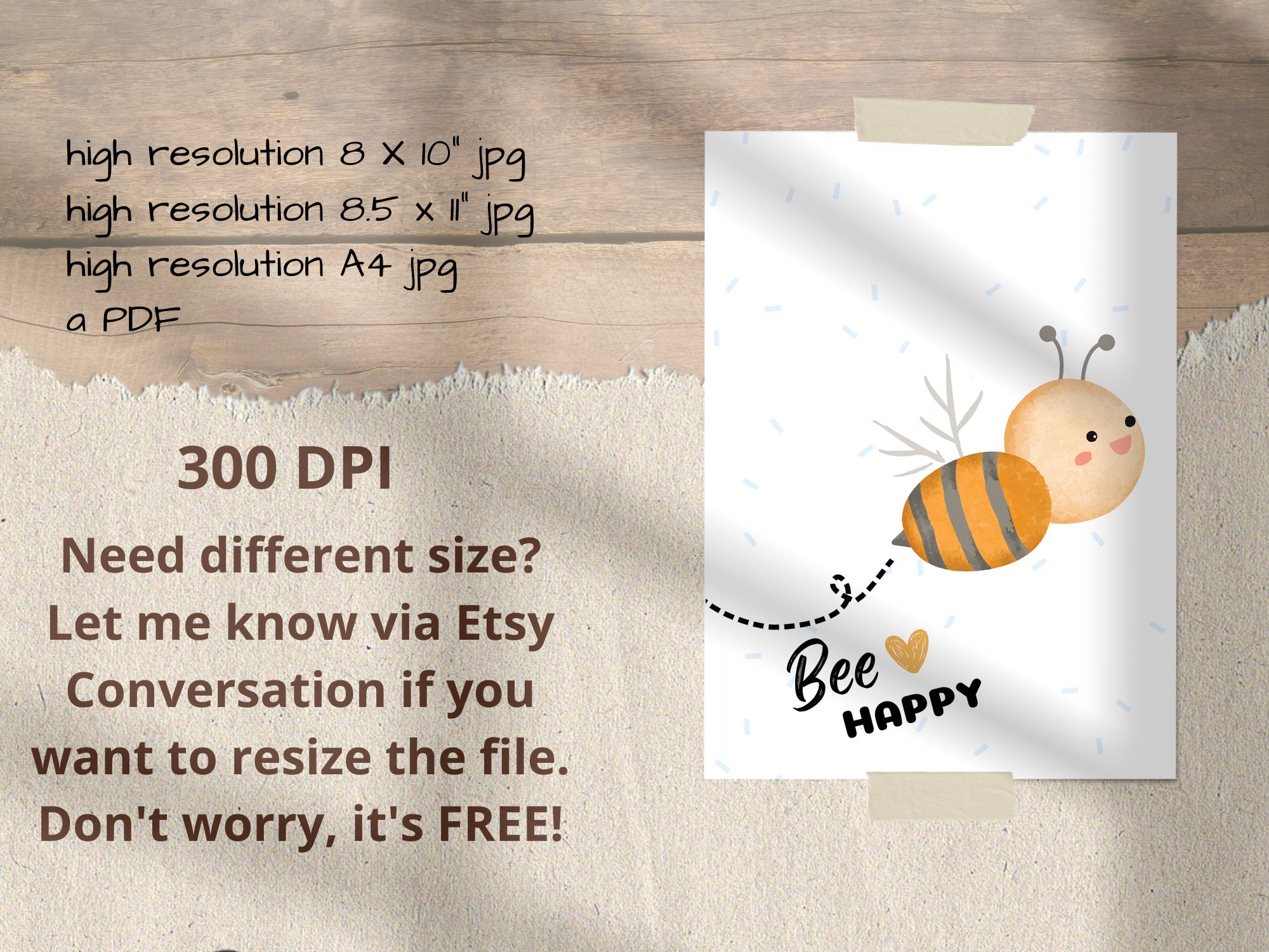 Bee Happy / Handprint Footprint Art / Bumble Bee / Bee - Etsy