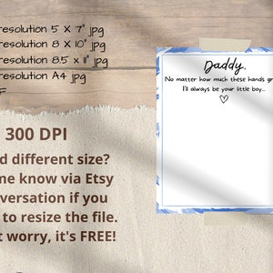 DAD - Father's Day Handprint Art, Printable / DIY Handprint Sign ...