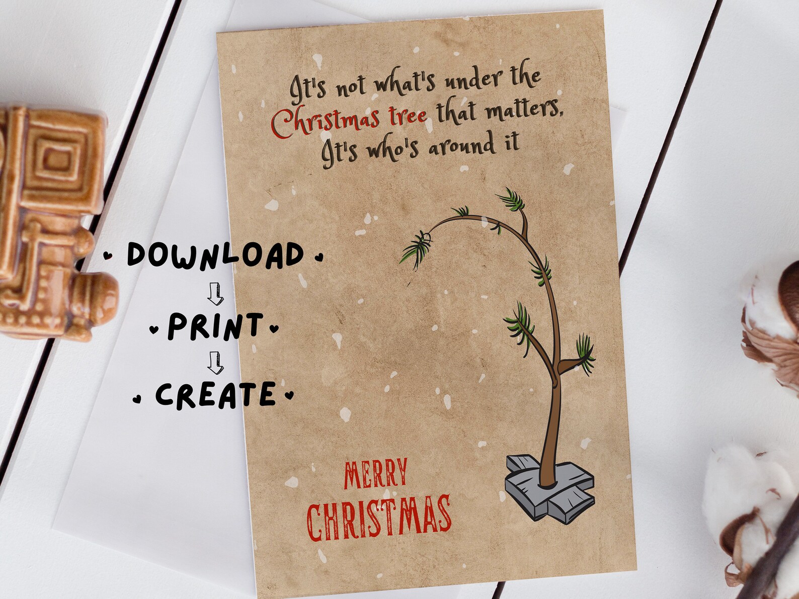 Charlie Brown Christmas Handprint Poem / Everlasting Mistletoe - Etsy