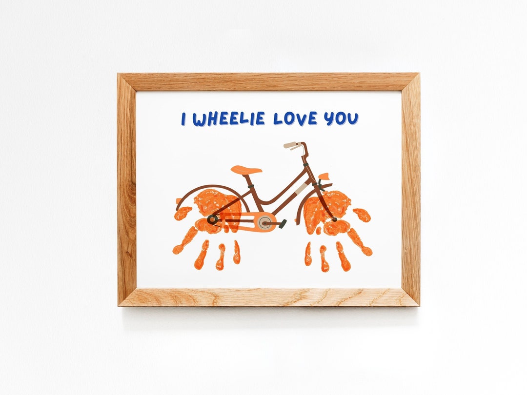 Handprint Art, Gift for Dad, Keepsake Memory, DIY Craft, Birthday DIY ...