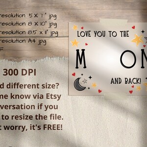 Love You to the Moon and Back / Valentine's Day / DIY Handprint Art ...