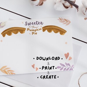 Sweeter Than Pumpkin Pie Footprint Craft / Thanksgiving Fall Autumn ...