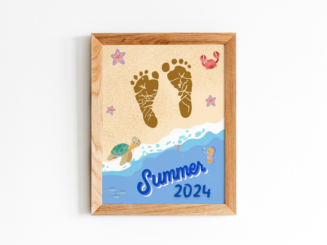 Summer Handprint Craft for Kids Printable Summer Art for Kids Handprint ...