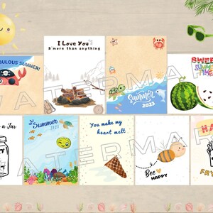 Summer Handprint Craft Bundle / Summer Craft for Kids / Summer Craft ...