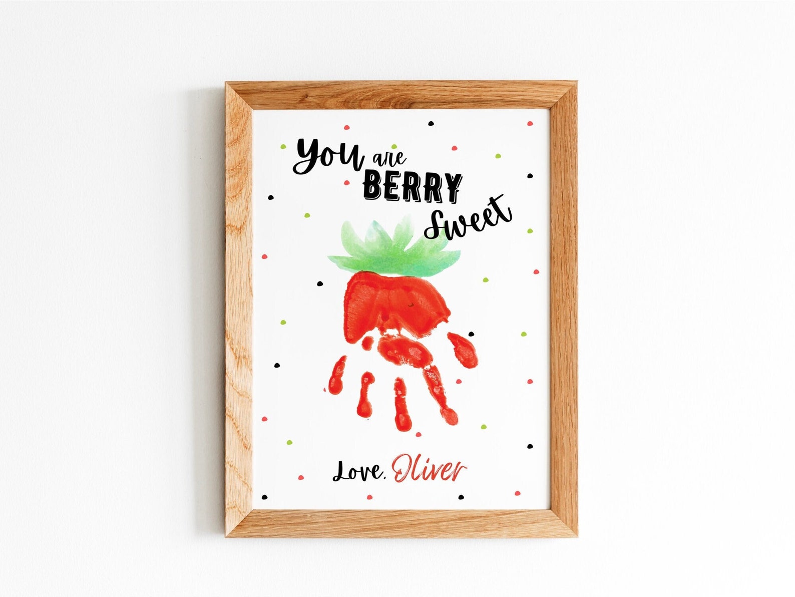 You Are Berry Sweet / Handprint Crafts for Kids / Gift - Etsy