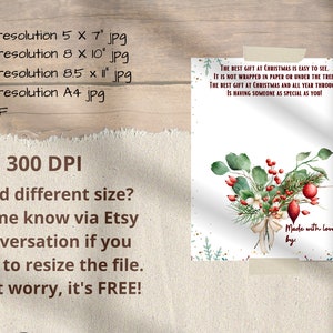 Christmas Handprint Poem / Everlasting Mistletoe / Xmas Handprint ...