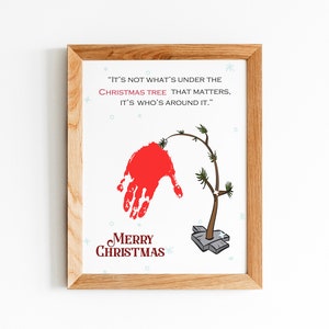 Charlie Brown Christmas Handprint Poem / Everlasting Mistletoe / Xmas ...