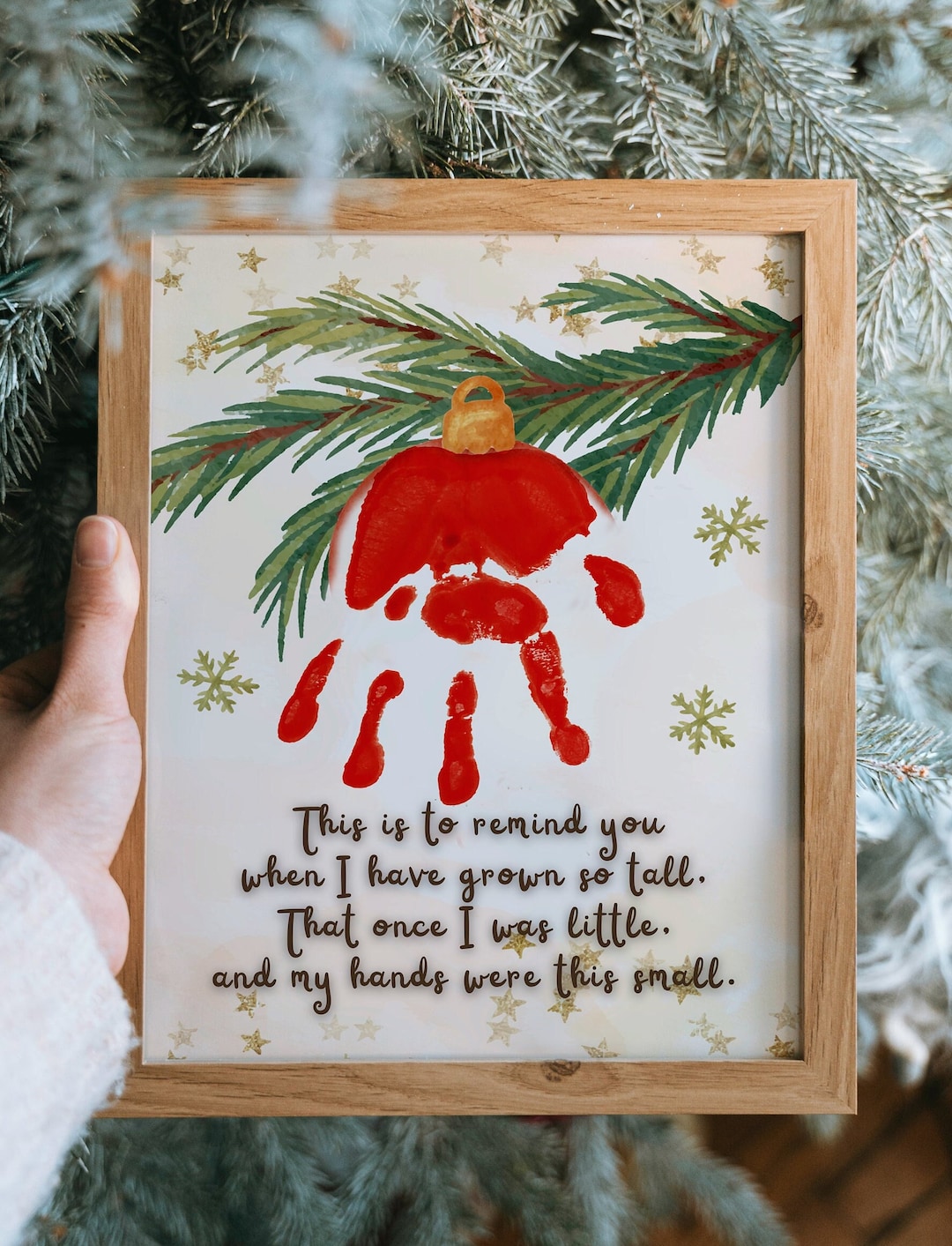 Christmas Handprint Poem / Everlasting Mistletoe / Xmas Handprint ...