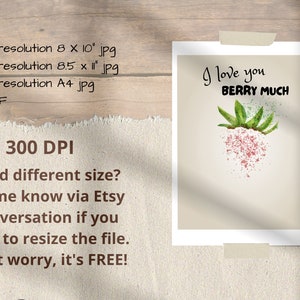 I Love You Berry Much / Handprint Art / Strawberry Handprint/ Kids Baby ...