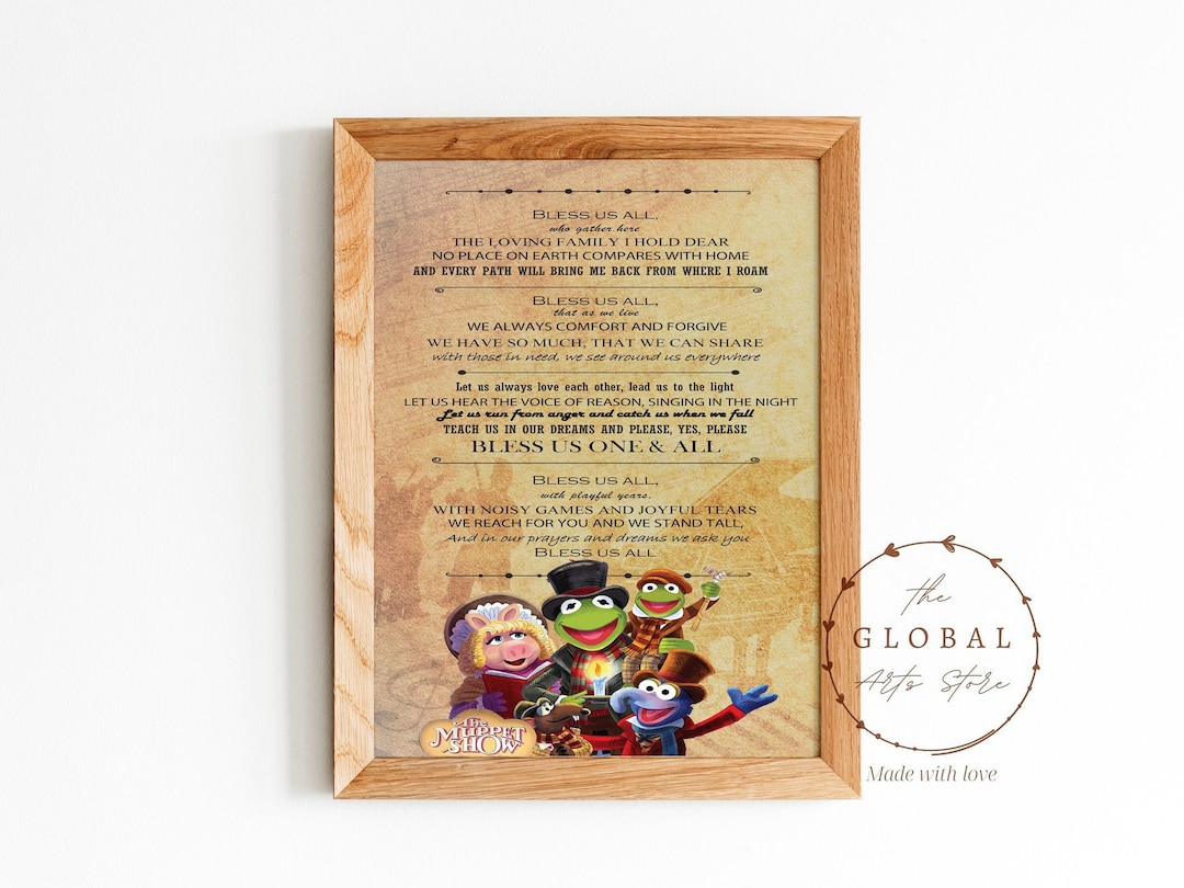 The Muppet Song bless Us All A Christmas Carol, Christmas Carol Lyrics ...