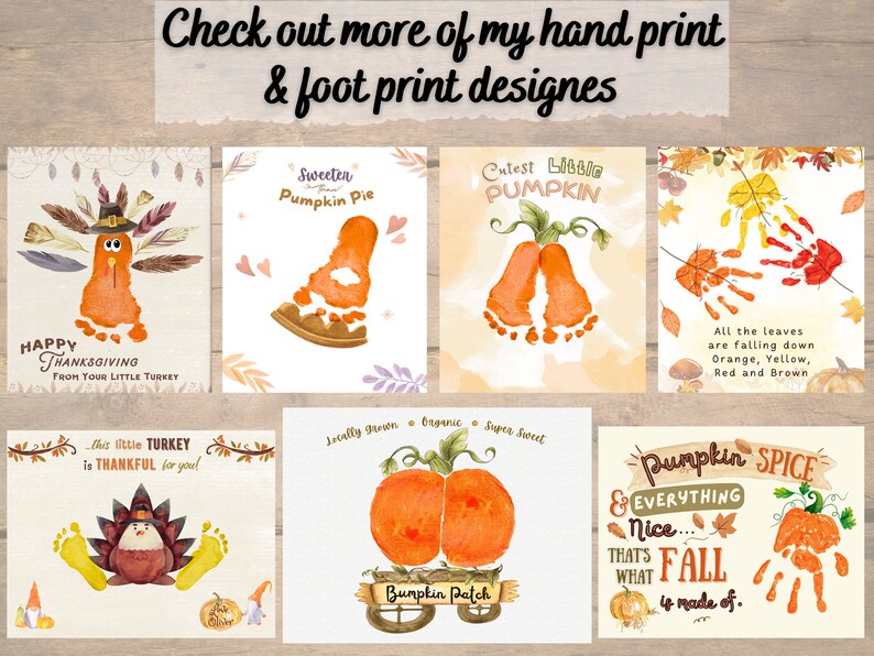 Fall Preschool Arts and Crafts / Acorn Fall Autumn / Handprint - Etsy