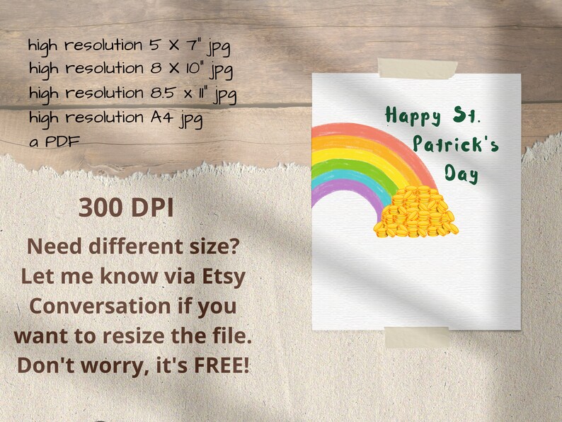 Pot of Gold Footprint St Patrick's Day Art / First Saint - Etsy