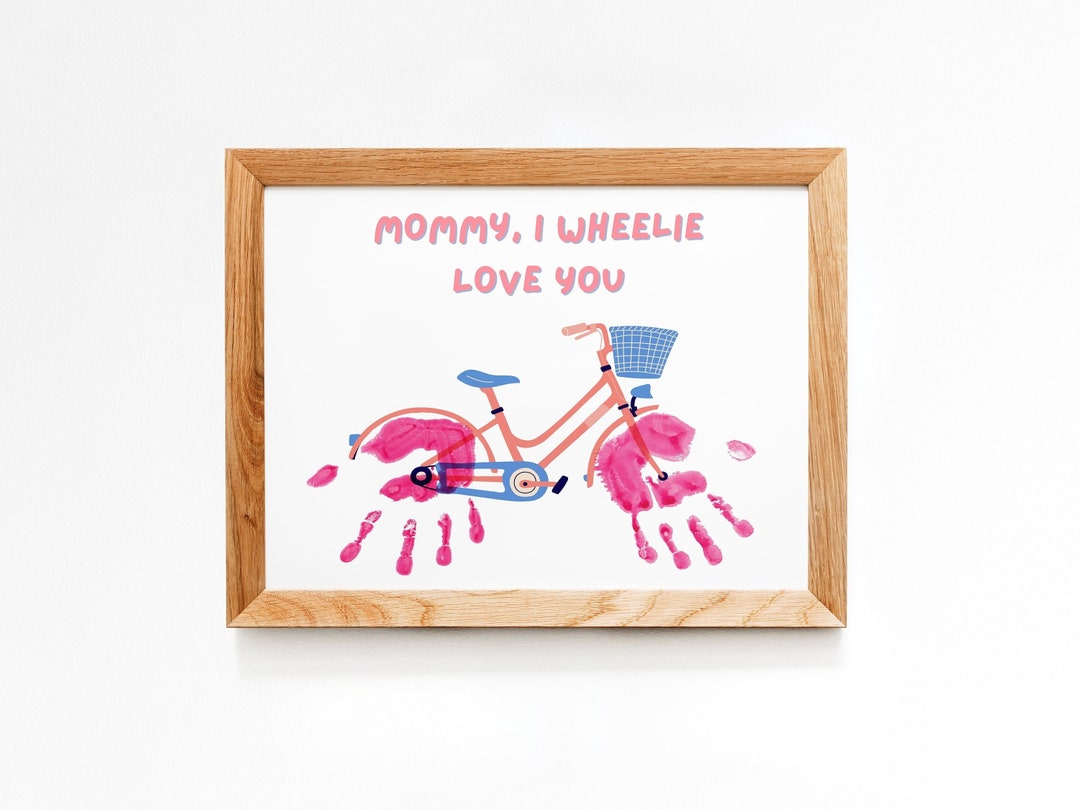 Handprint Art / Gift for Mommy / Keepsake Memory / DIY Mum's Day Craft ...