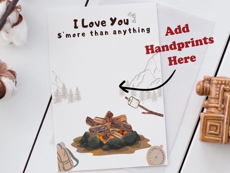 Campfire Handprint Art / Handprint Craft / Preschool Craft / - Etsy