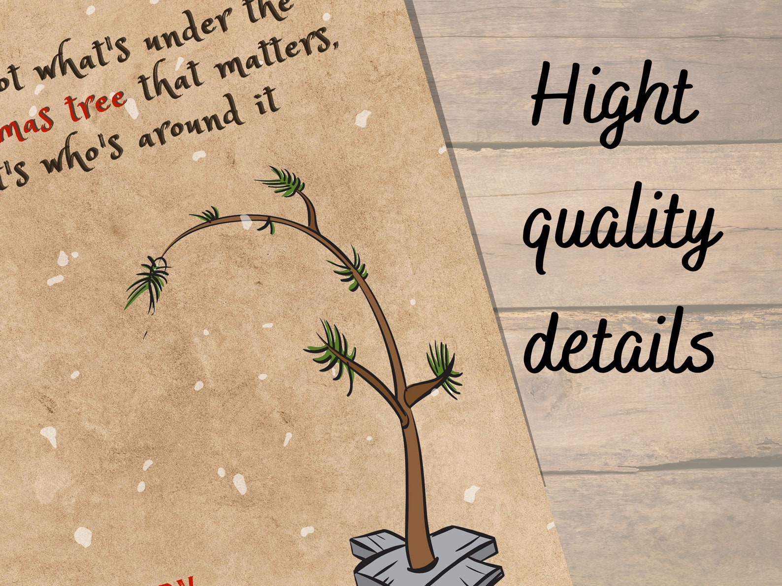 Charlie Brown Christmas Handprint Poem / Everlasting Mistletoe - Etsy