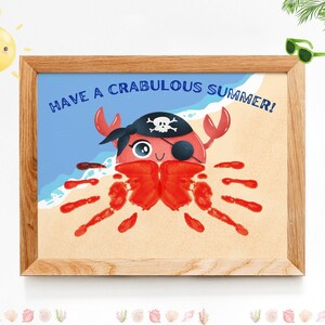 Summer Handprint Craft Bundle / Summer Craft for Kids / Summer Craft ...