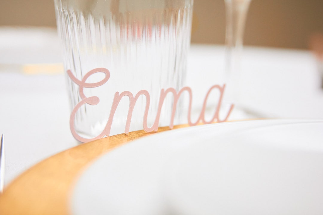 Modern Place Names | Table Decorations Personalised | Custom Place ...