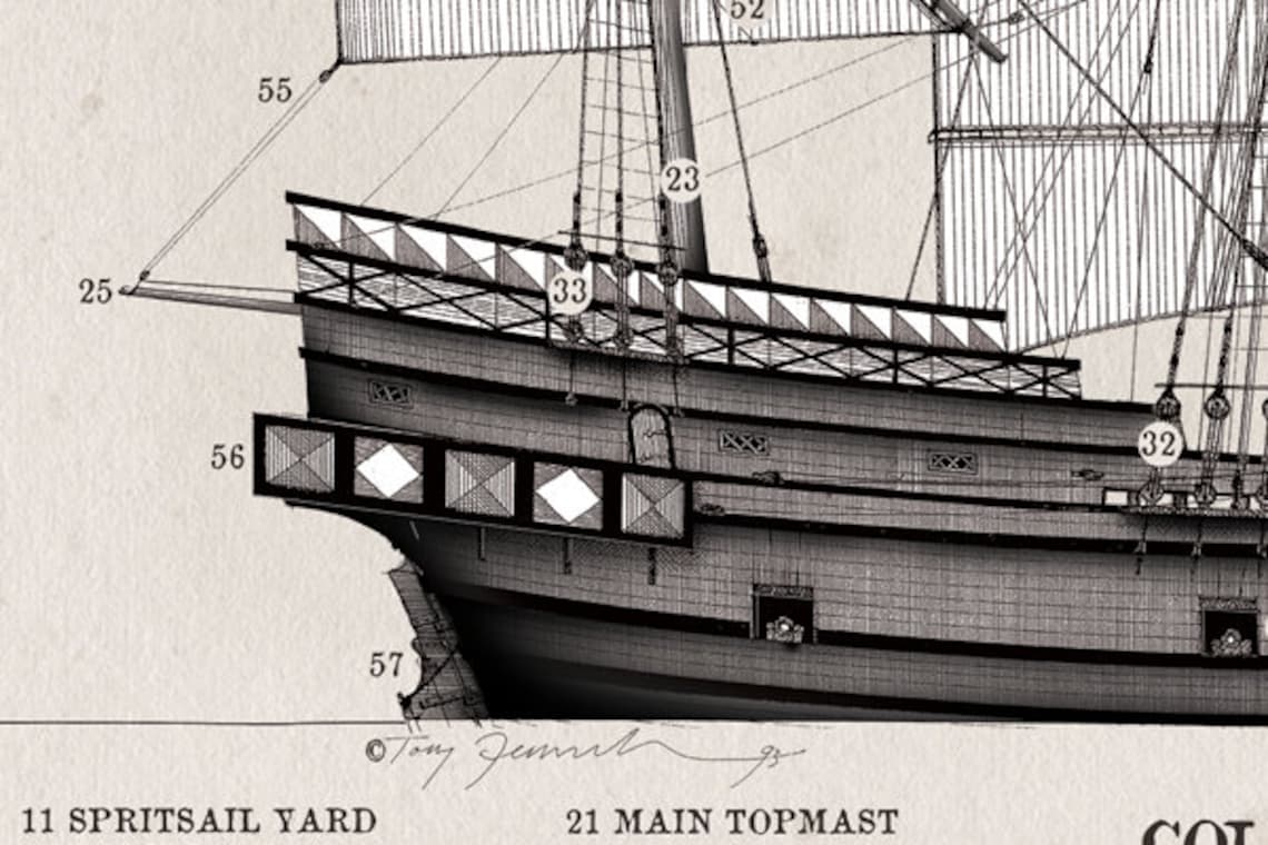 USS Constitution USS Constellation Pride of Baltimore and - Etsy