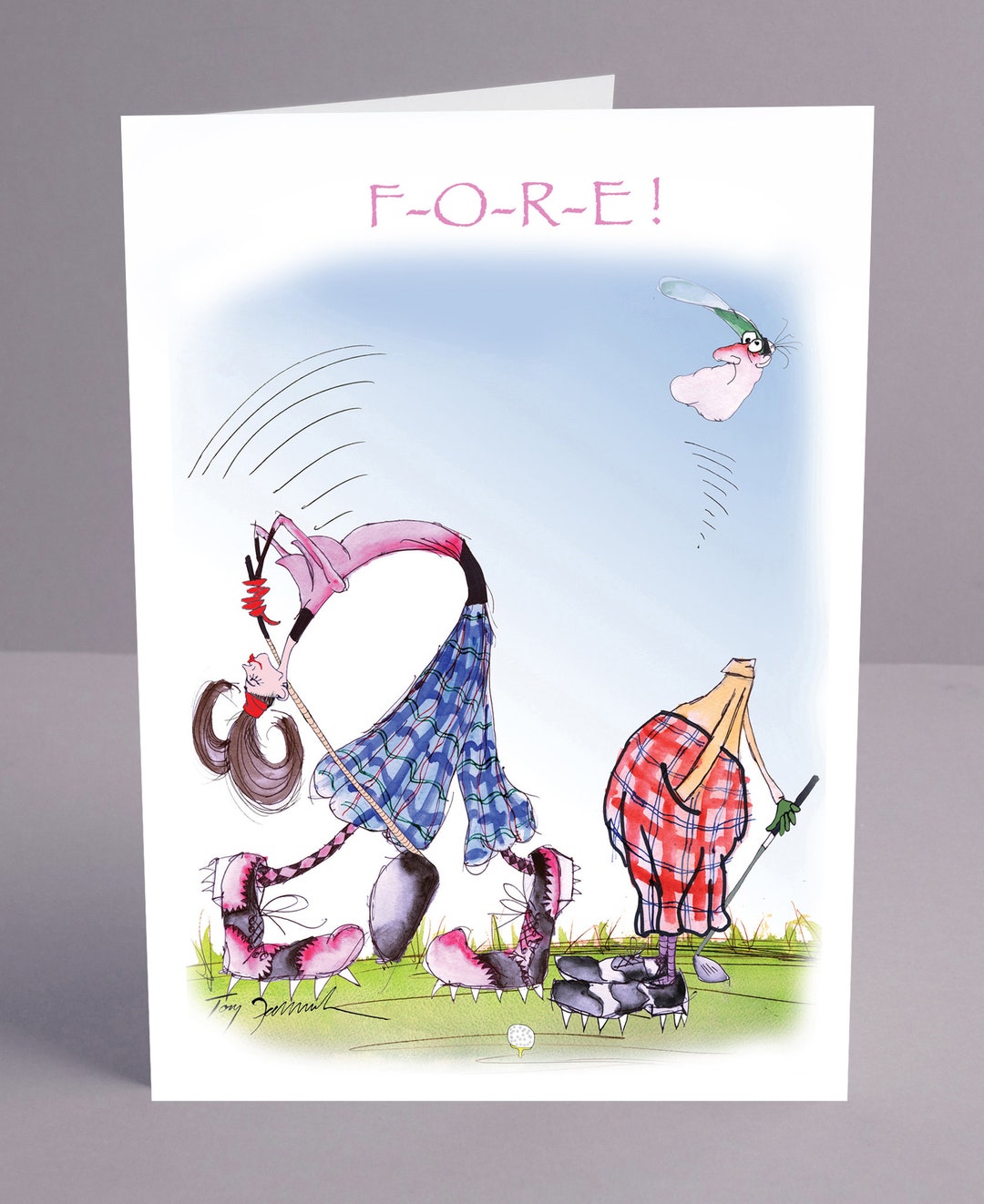 Fore !, Fun Ladies Golf Cards by Tony Fernandes - Etsy