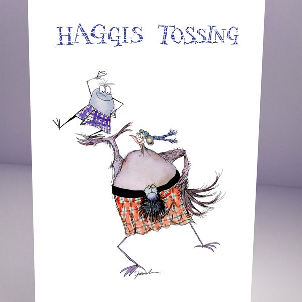 Haggis Cartoons - Etsy UK