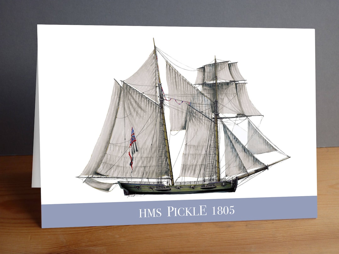 HMS Pickle 1805 Greeting Card - Etsy