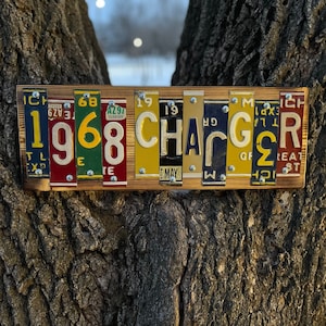 MUSCLE CAR License Plate Art, Fast, FREE Shipping! - Etsy