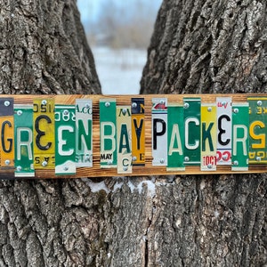 GREEN BAY PACKERS License Plate Art, Fast, Free Shipping! - Etsy