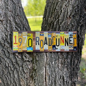 MUSCLE CAR License Plate Art, Fast, FREE Shipping! - Etsy