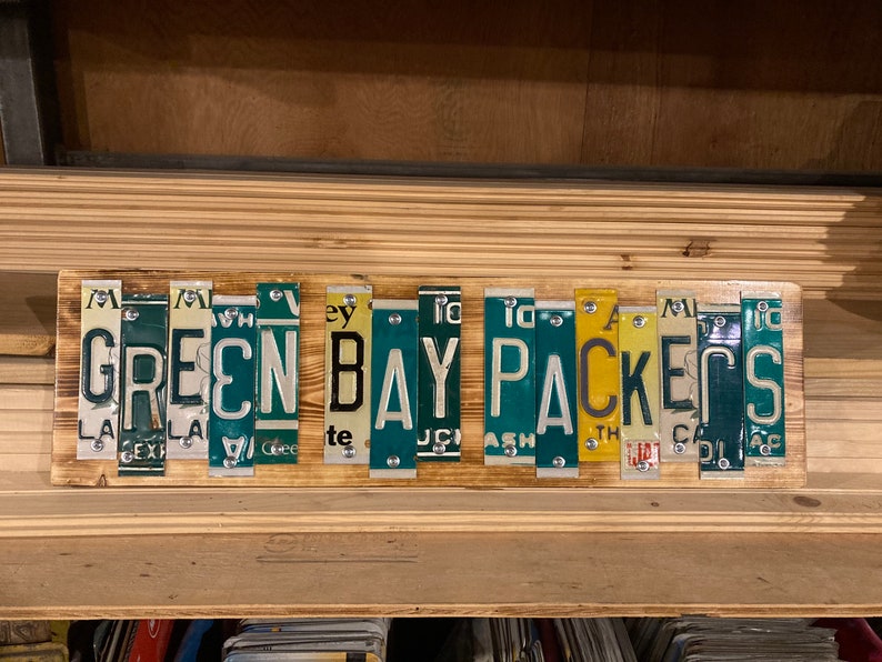GREEN BAY PACKERS License Plate Art Fast Free Shipping | Etsy
