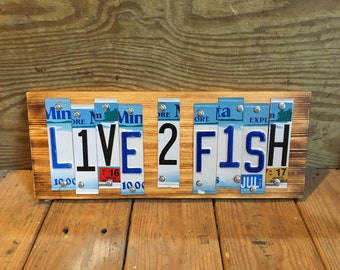 Fish License Plate - Etsy
