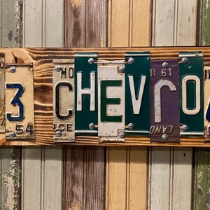 MUSCLE CAR License Plate Art, Fast, FREE Shipping! - Etsy