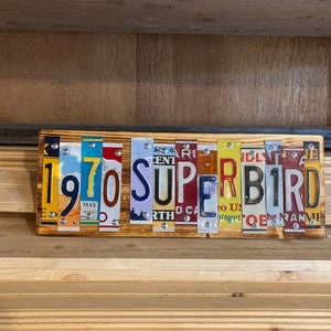 MUSCLE CAR License Plate Art, Fast, FREE Shipping! - Etsy