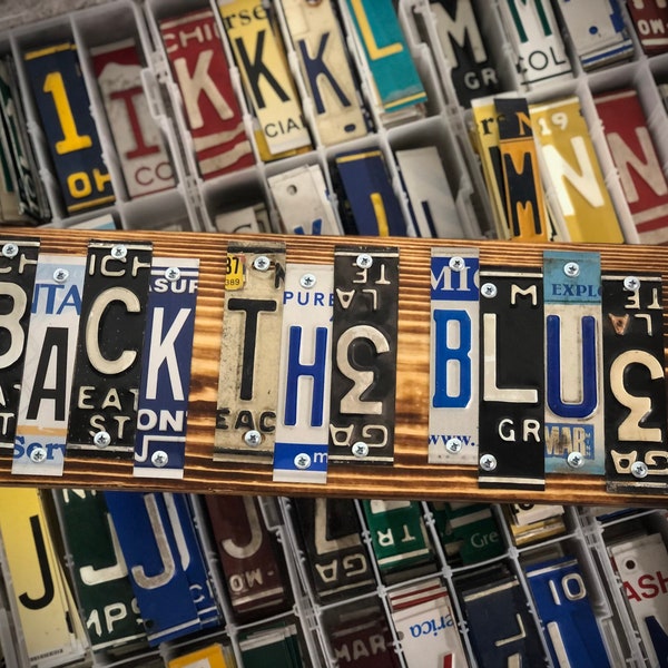 Back the Blue Free Svg - Etsy