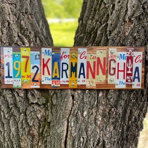 MUSCLE CAR License Plate Art, Fast, FREE Shipping! - Etsy