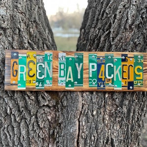GREEN BAY PACKERS License Plate Art, Fast, Free Shipping! - Etsy