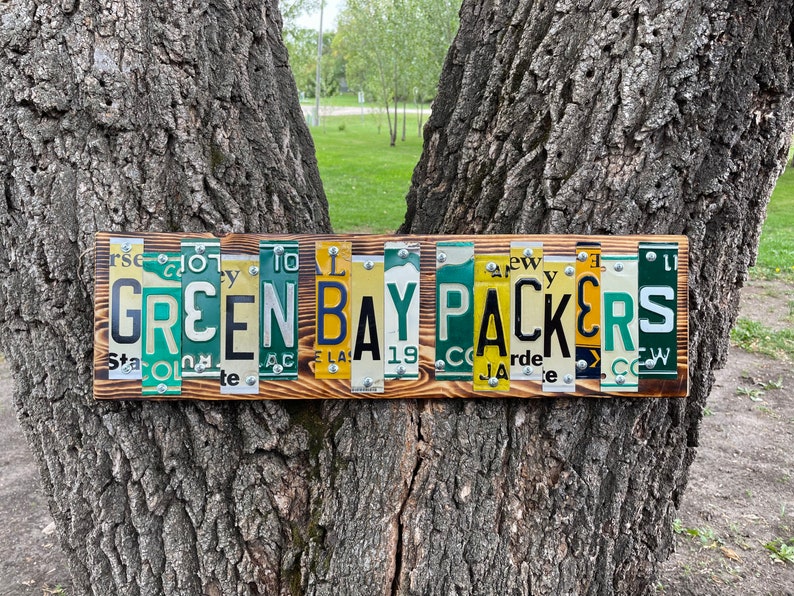 GREEN BAY PACKERS License Plate Art Fast Free Shipping | Etsy