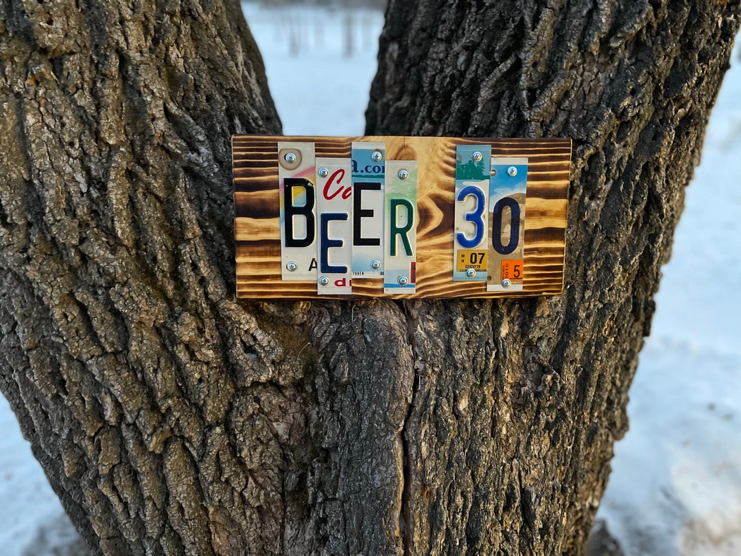 BEER:30 License Plate Sign, Fast, FREE SHIPPING!! - Etsy